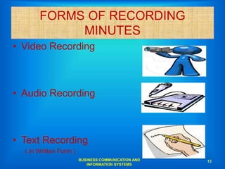 Ppt on busniess meeting minutes and agenda | PPTX