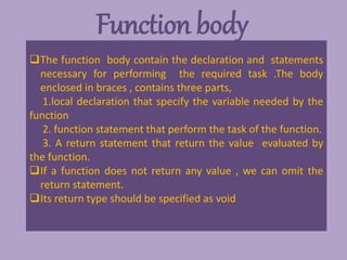 Presentation on C language By Kirtika thakur | PPT