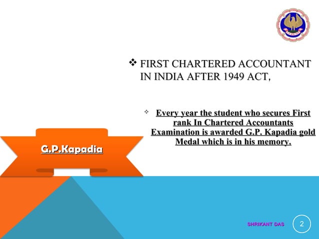 Ppt on ca | PPT