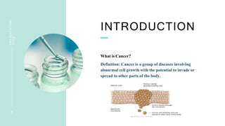 ppt on cancer, it's treatment, types.pptx