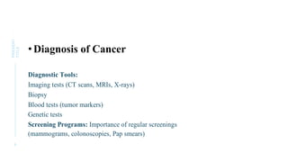 ppt on cancer, it's treatment, types.pptx