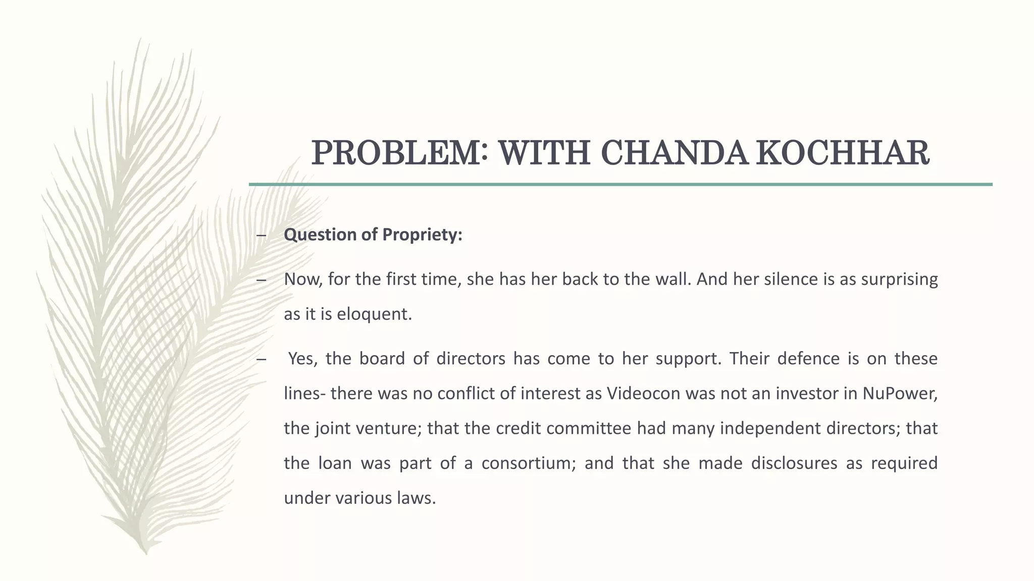 Ppt on chanda kochhar | PPTX