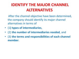 presentation on channel design "Marketing" | PPT