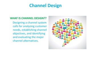 presentation on channel design "Marketing" | PPTX