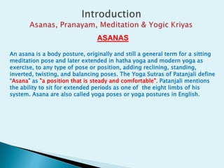 Physical Education Class -XI PPT on chapter 5 Yoga | PPTX