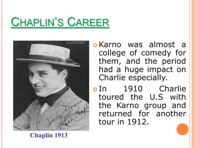 Ppt on charlie chaplin | PPTX