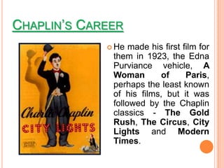 Ppt on charlie chaplin | PPTX