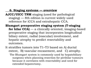 ppt on Cholangiocarcinoma.pptx PPT ON CHOLANGIOCARCINOMA EIOLOGY ...