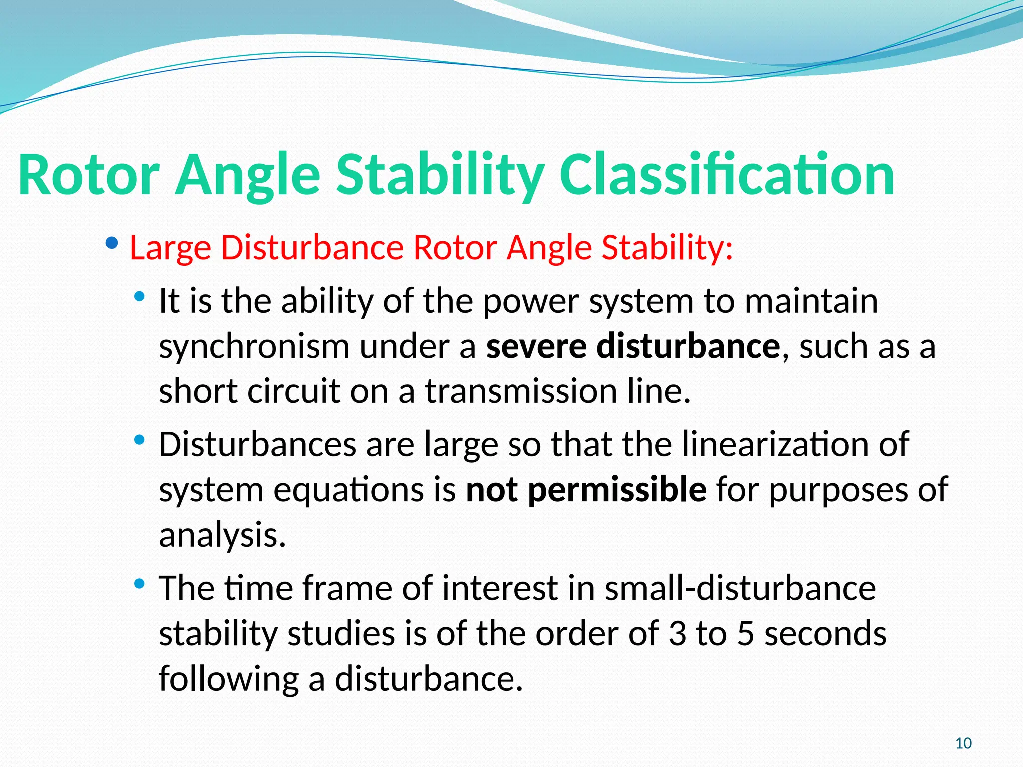 PPT on Classification of Power system stability.pptx