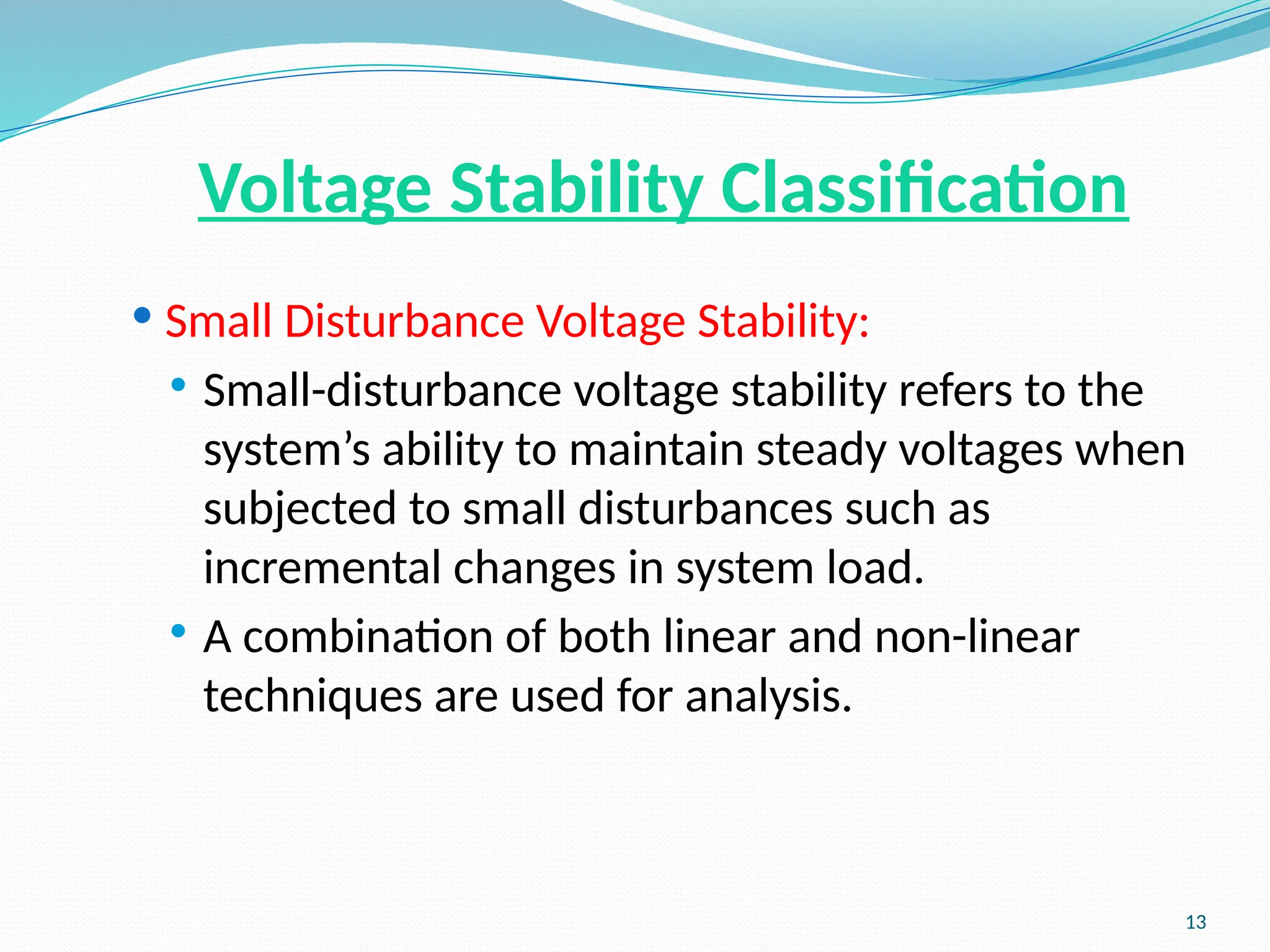 PPT on Classification of Power system stability.pptx