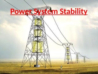 PPT on Classification of Power system stability.pptx