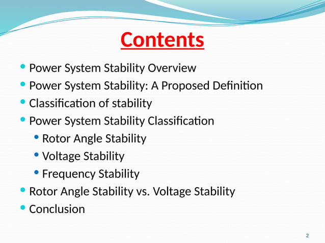 PPT on Classification of Power system stability.pptx