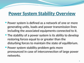 PPT on Classification of Power system stability.pptx
