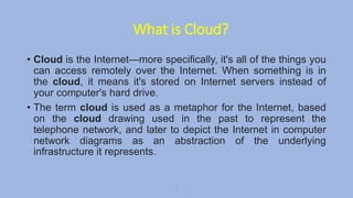 Ppt on cloud service | PPTX