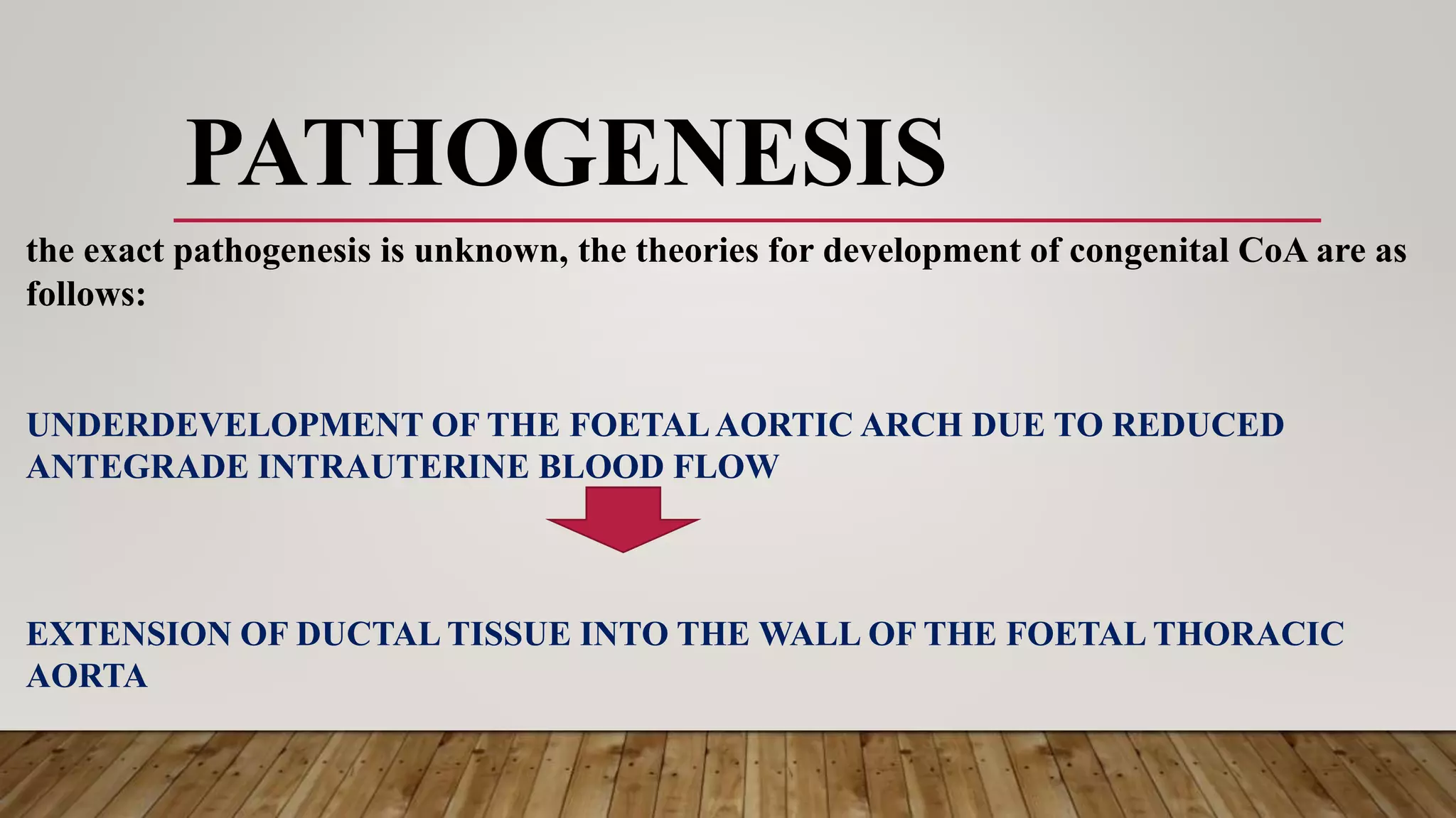 Coarctation of aorta |CONGENITAL HEART DEFECT | PPTX