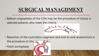 Coarctation of aorta |CONGENITAL HEART DEFECT | PPTX