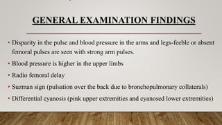 Coarctation of aorta |CONGENITAL HEART DEFECT | PPT