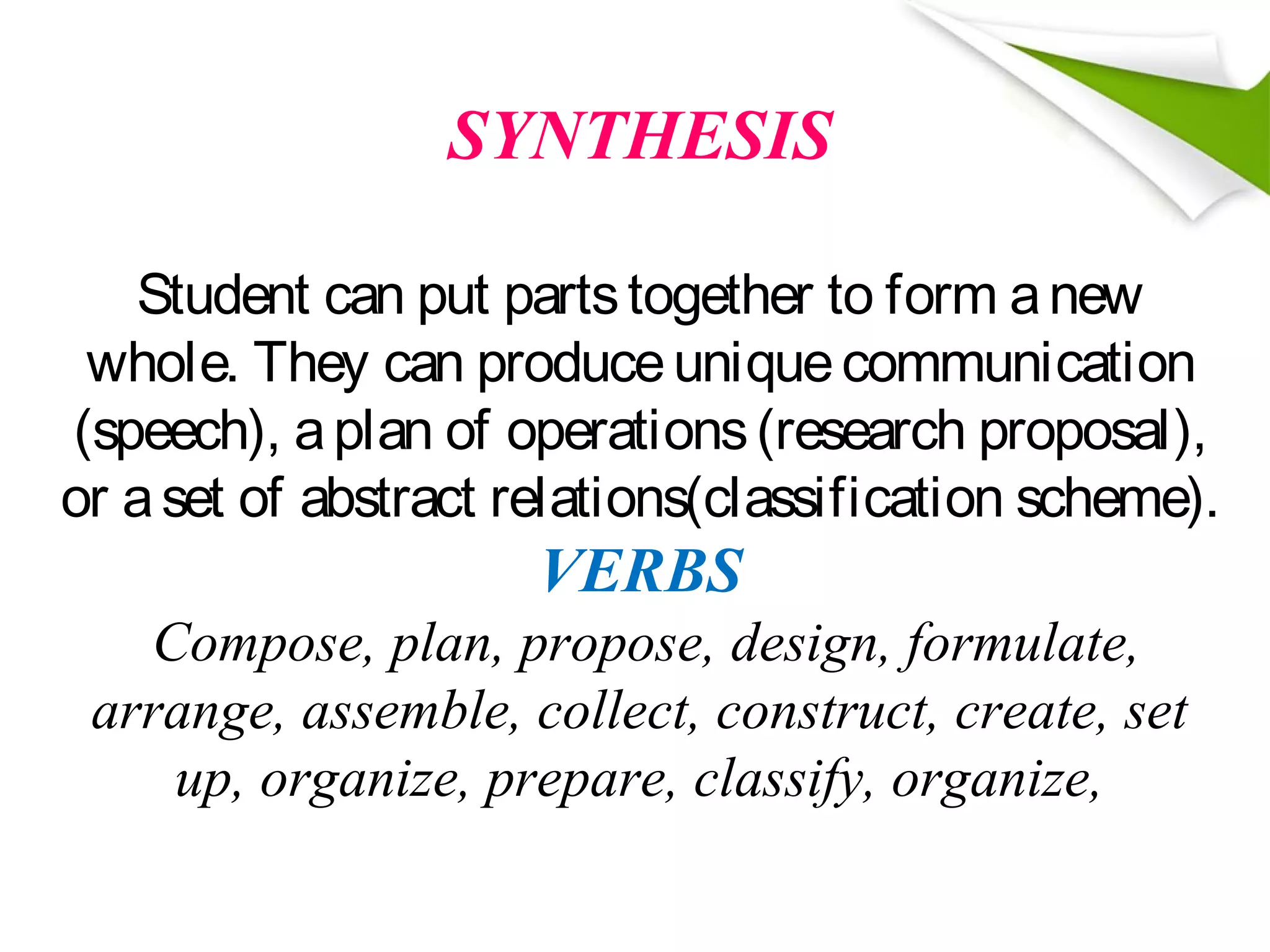 Ppt on cognitive items, items types and computer based test items | PPT