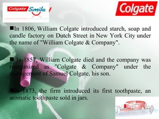 Ppt on colgate | PPT