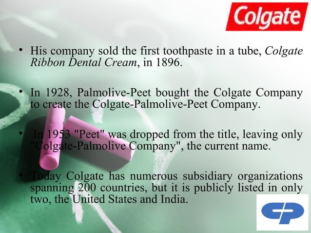 Ppt on colgate | PPT | Oral care | Personal Care