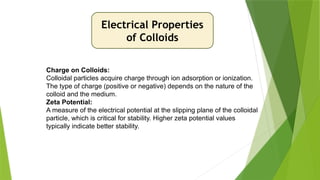 ppt on colloidal dispersion physical pharmaceutics | PPTX | Chemistry ...