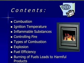 Ppt on combustion | PPTX