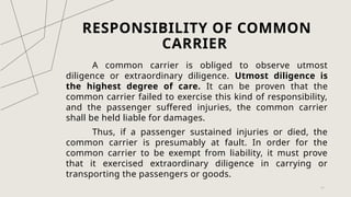 PPT on Common carrier and the Air Passenger Bill of Rights.pptx