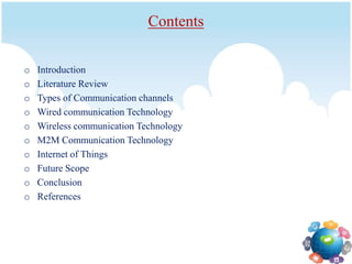 A Brief Review on: Evolution of Communication Technologies | PPT