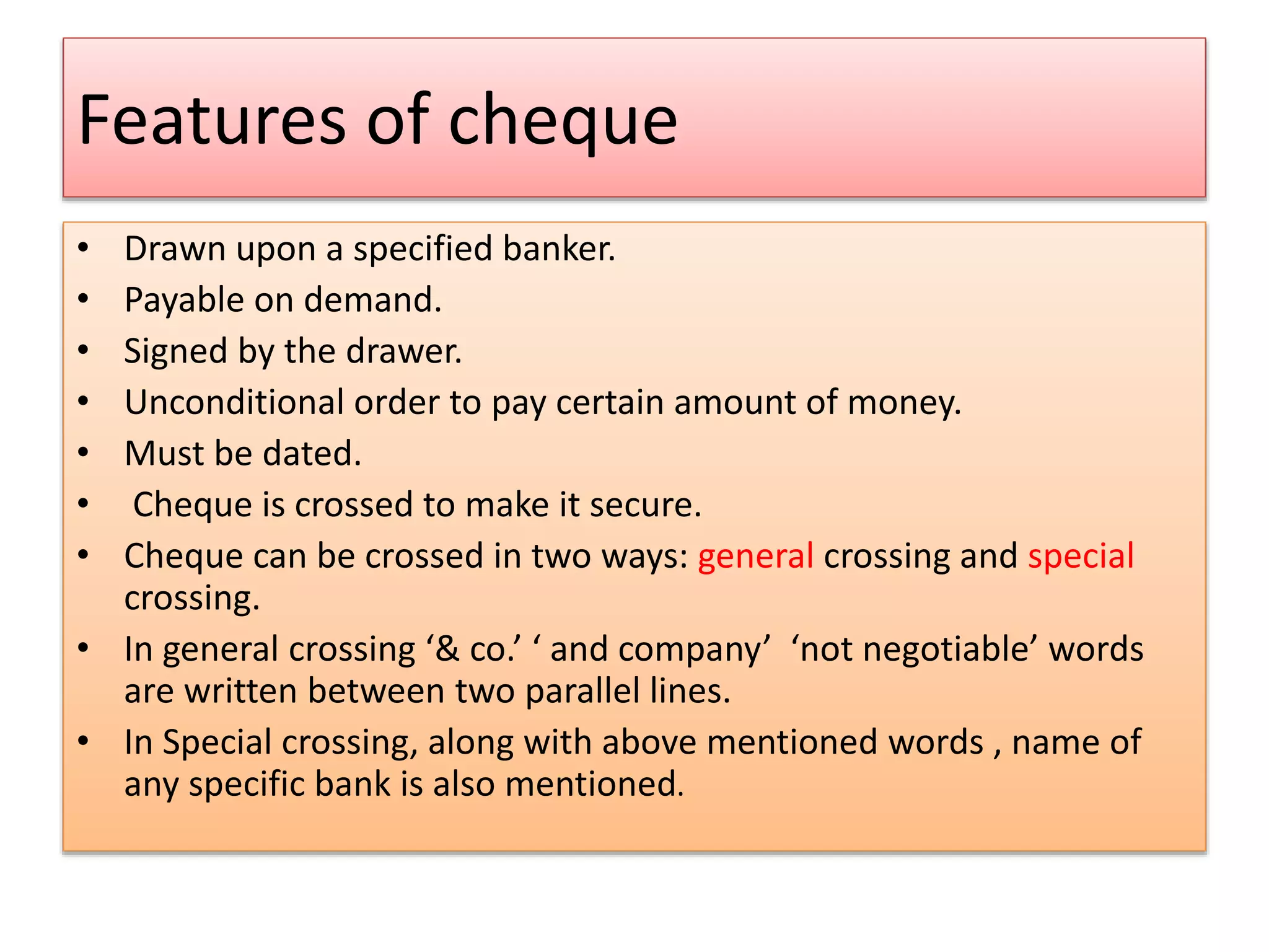 bill of exchange,promissory note and cheque by Ms. Meenakshi for B.COM ...