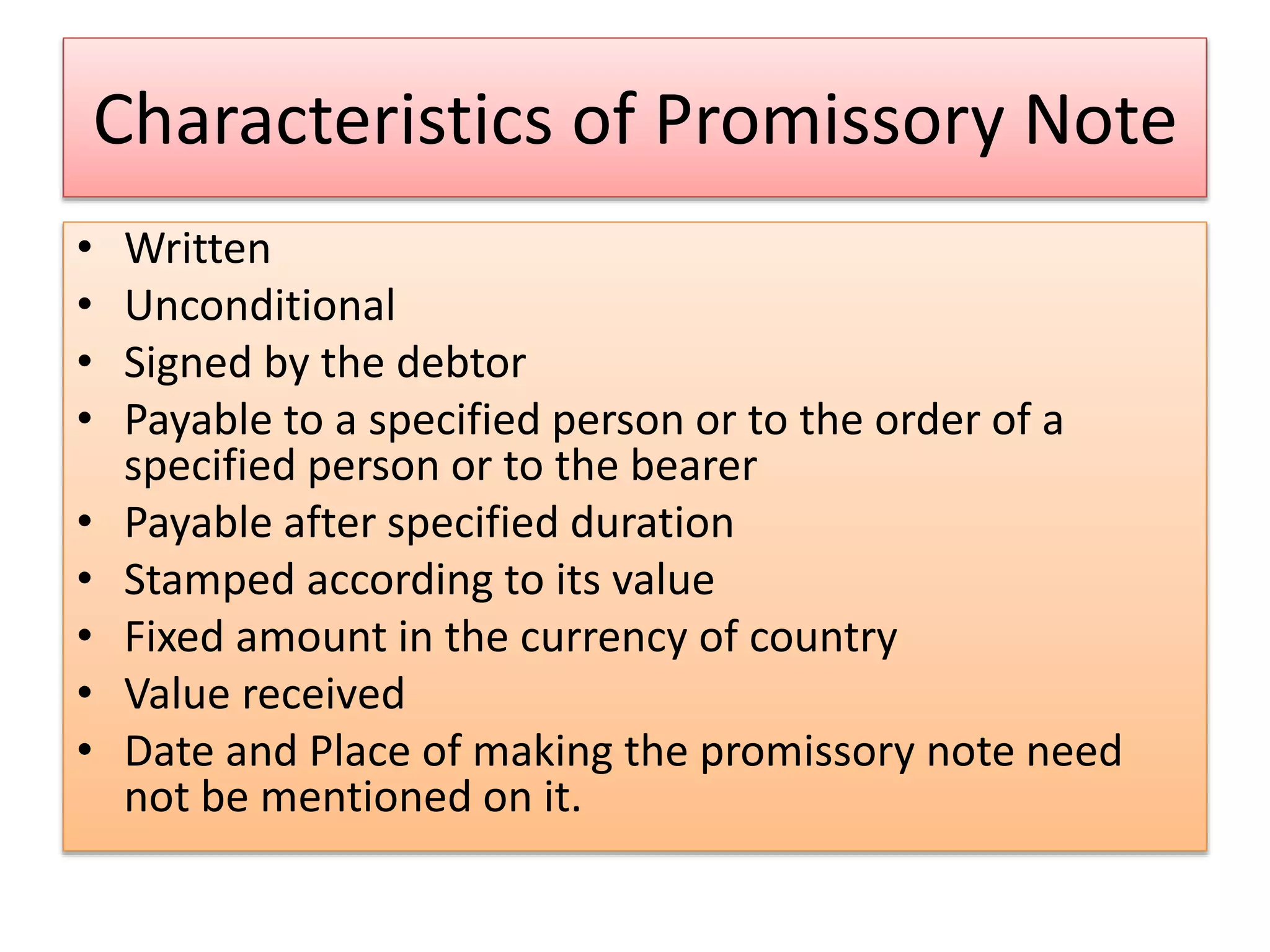 bill of exchange,promissory note and cheque by Ms. Meenakshi for B.COM ...
