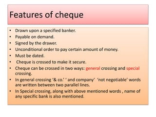 bill of exchange,promissory note and cheque by Ms. Meenakshi for B.COM ...