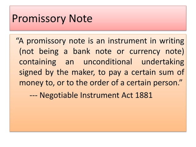 bill of exchange,promissory note and cheque by Ms. Meenakshi for B.COM ...