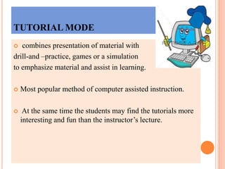 computer assissted instruction | PPT