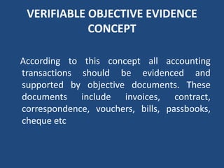 Accounting Principles- Concepts & Conventions | PPTX
