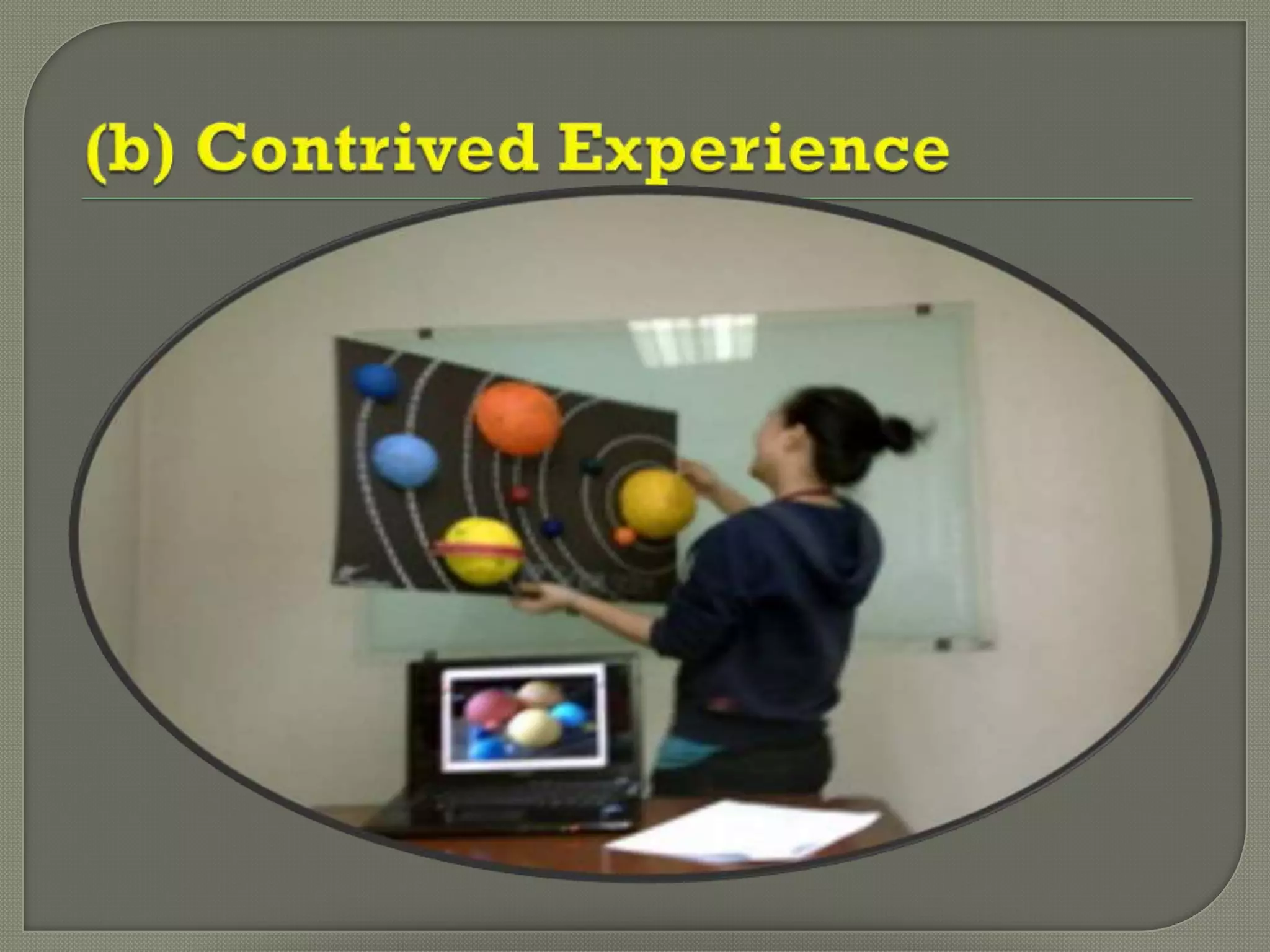 Presentation on Edgar Dale's Cone of Experience (audio visual aids) | PDF