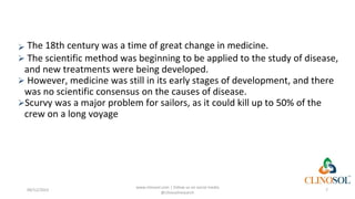 Construction of Clinical Trials - The James Lind Era | PPT