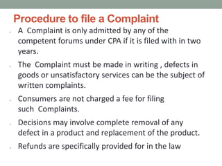 PPT ON CONSUMER PROCTION.pdf | Consumer Issues | Business