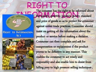 Ppt on consumers rights | PPTX