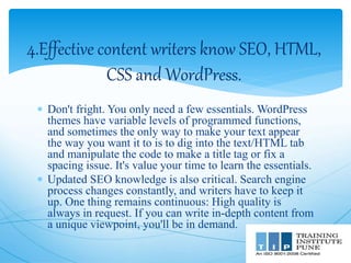 content writing | PPT
