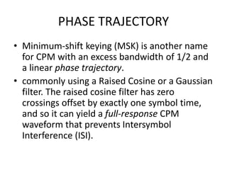 Ppt on continuous phase modulation | PPTX | Digital Audio | Computer ...