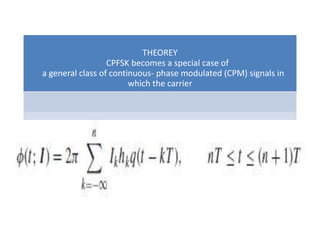 Ppt on continuous phase modulation | PPTX | Digital Audio | Computer ...
