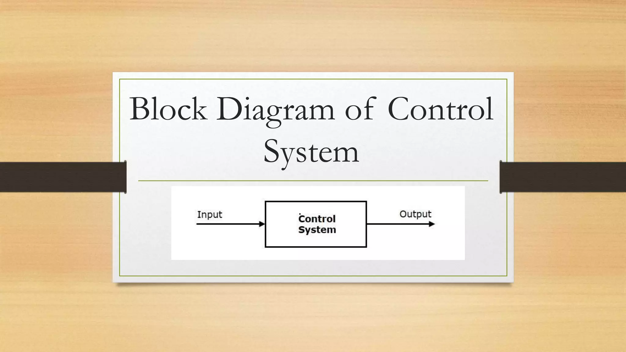 Ppt on control system | PPTX
