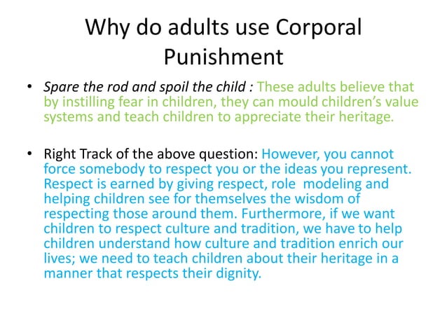 Ppt on corporal punishment | PPTX