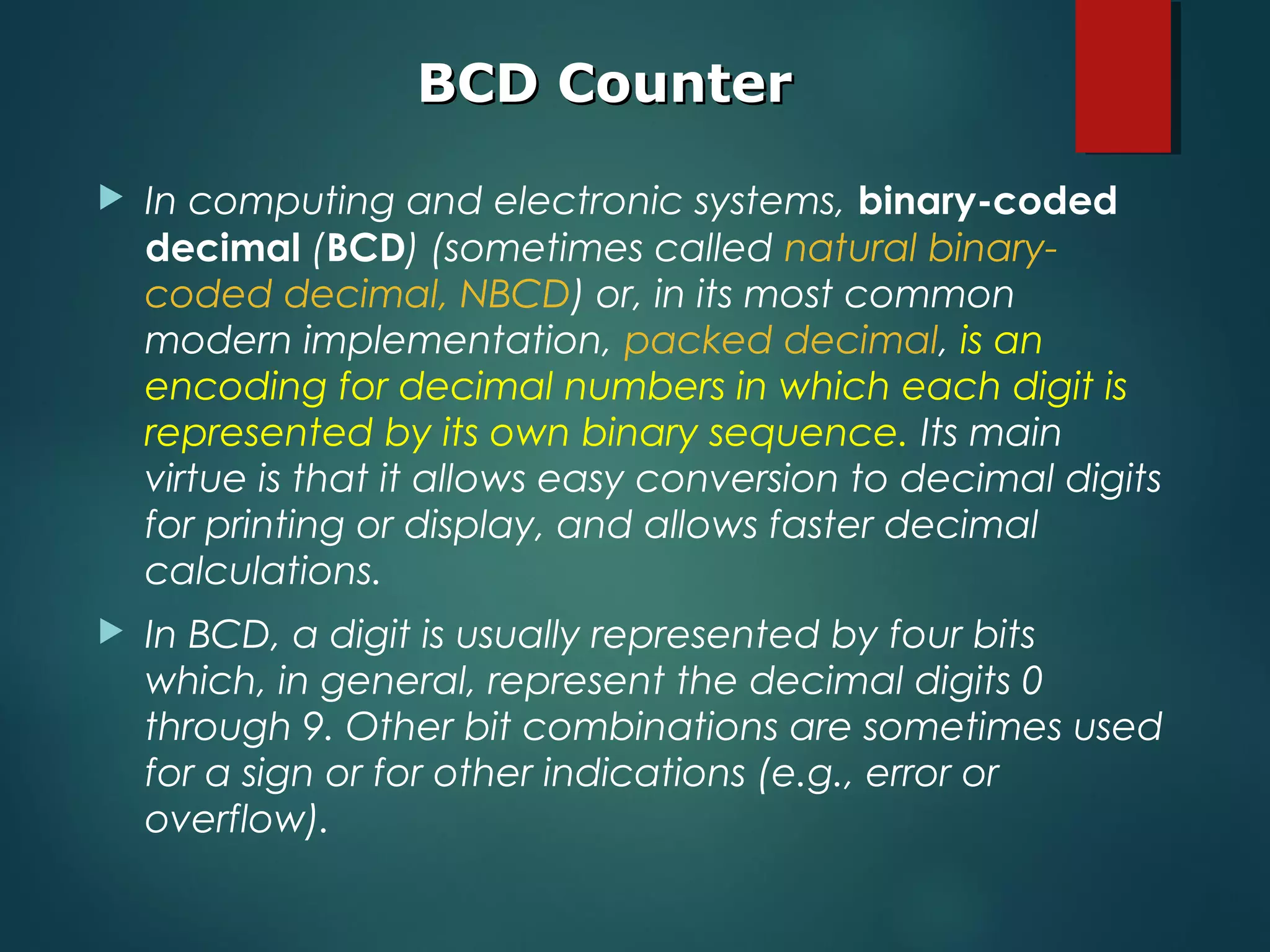 Counters | PPT