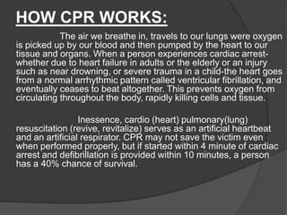 Ppt on cpr | PPTX