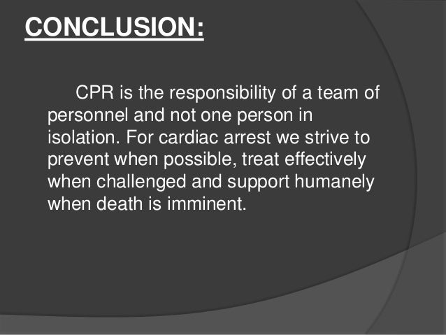 Ppt on cpr