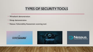 cybersecurity and it's types and tools.. | PPTX