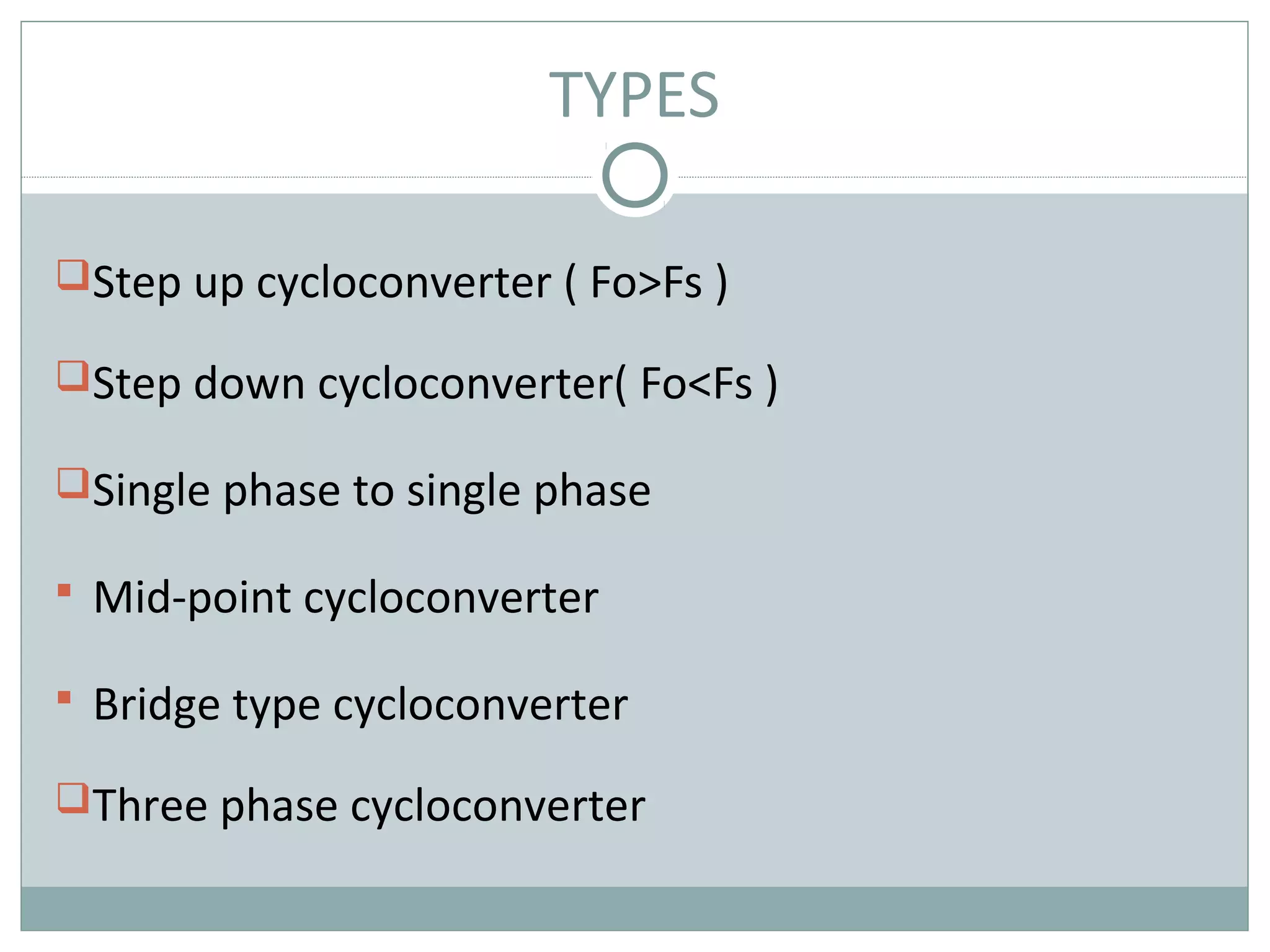 Cycloconverters | PPT