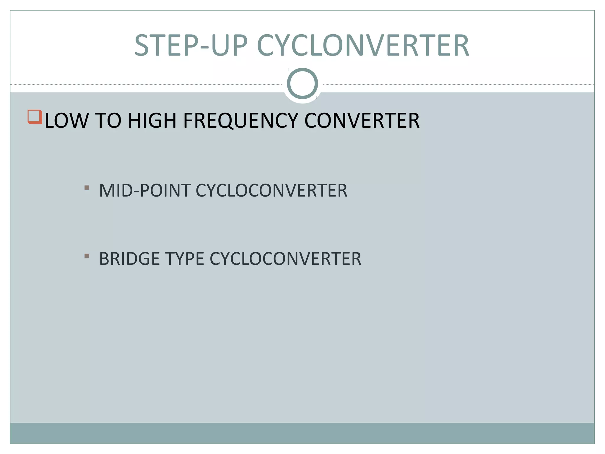 Cycloconverters | PPT