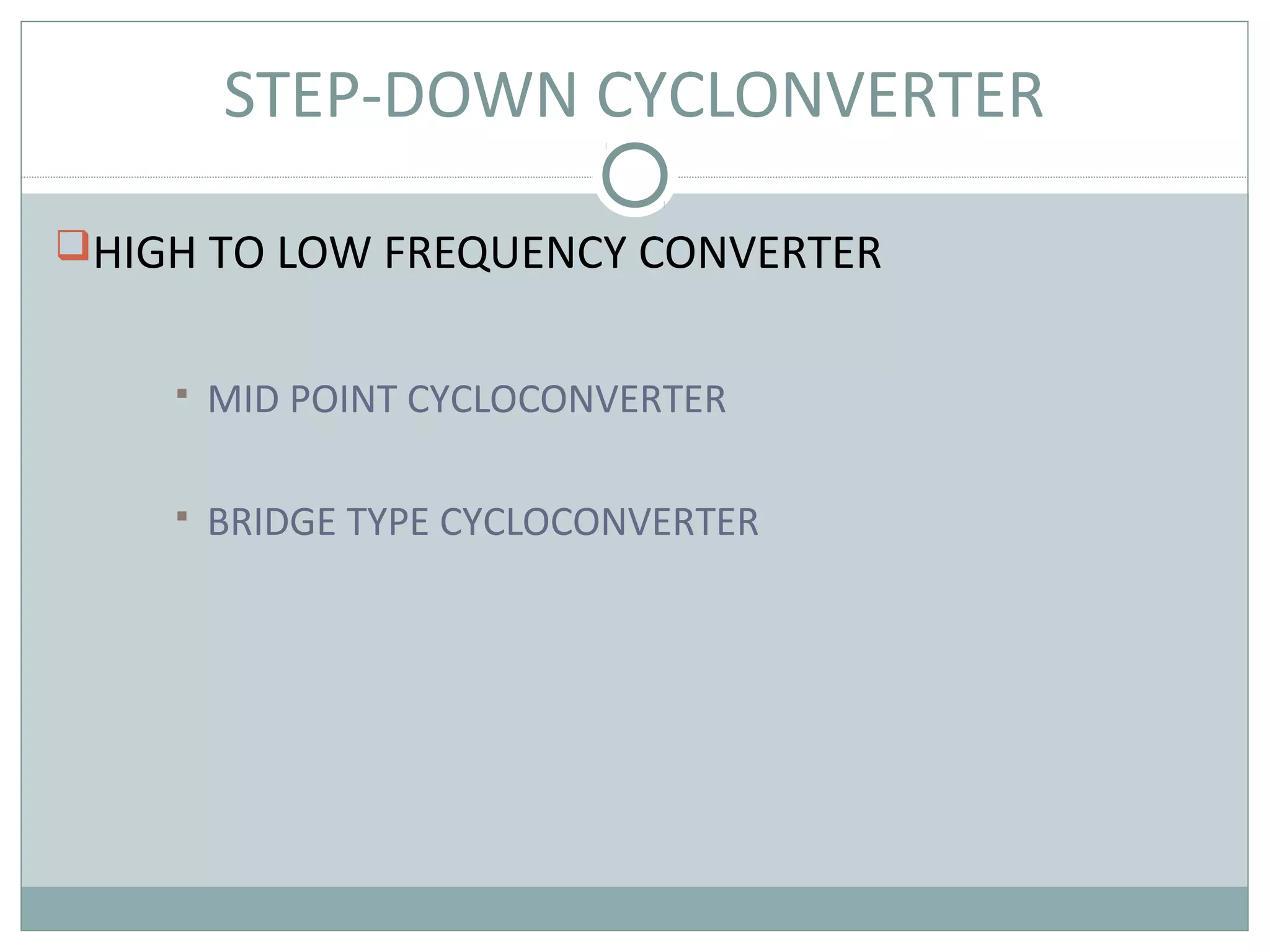 Cycloconverters | PPT